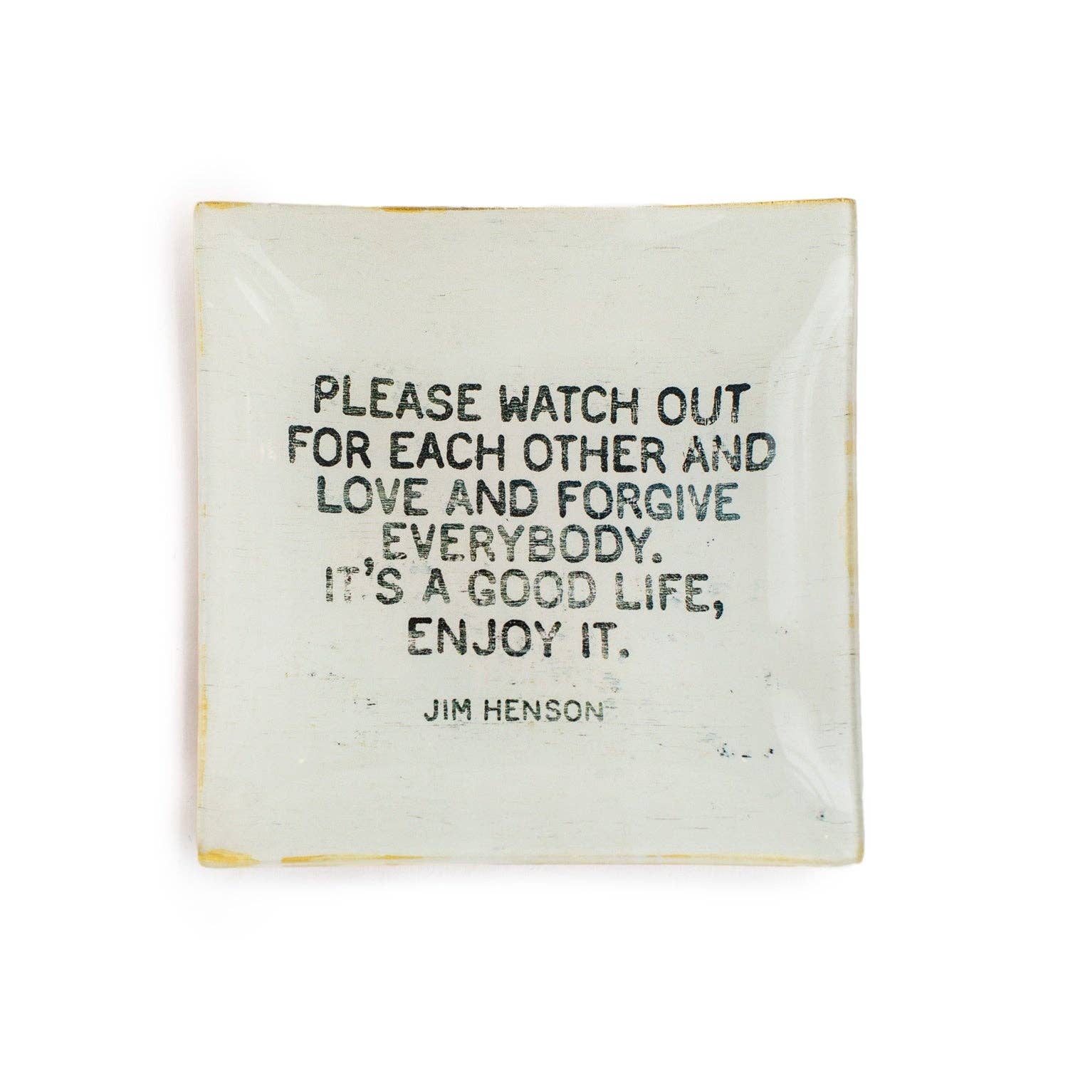 Jim Henson Square Decoupage Plate – Little Rebels with a Cause