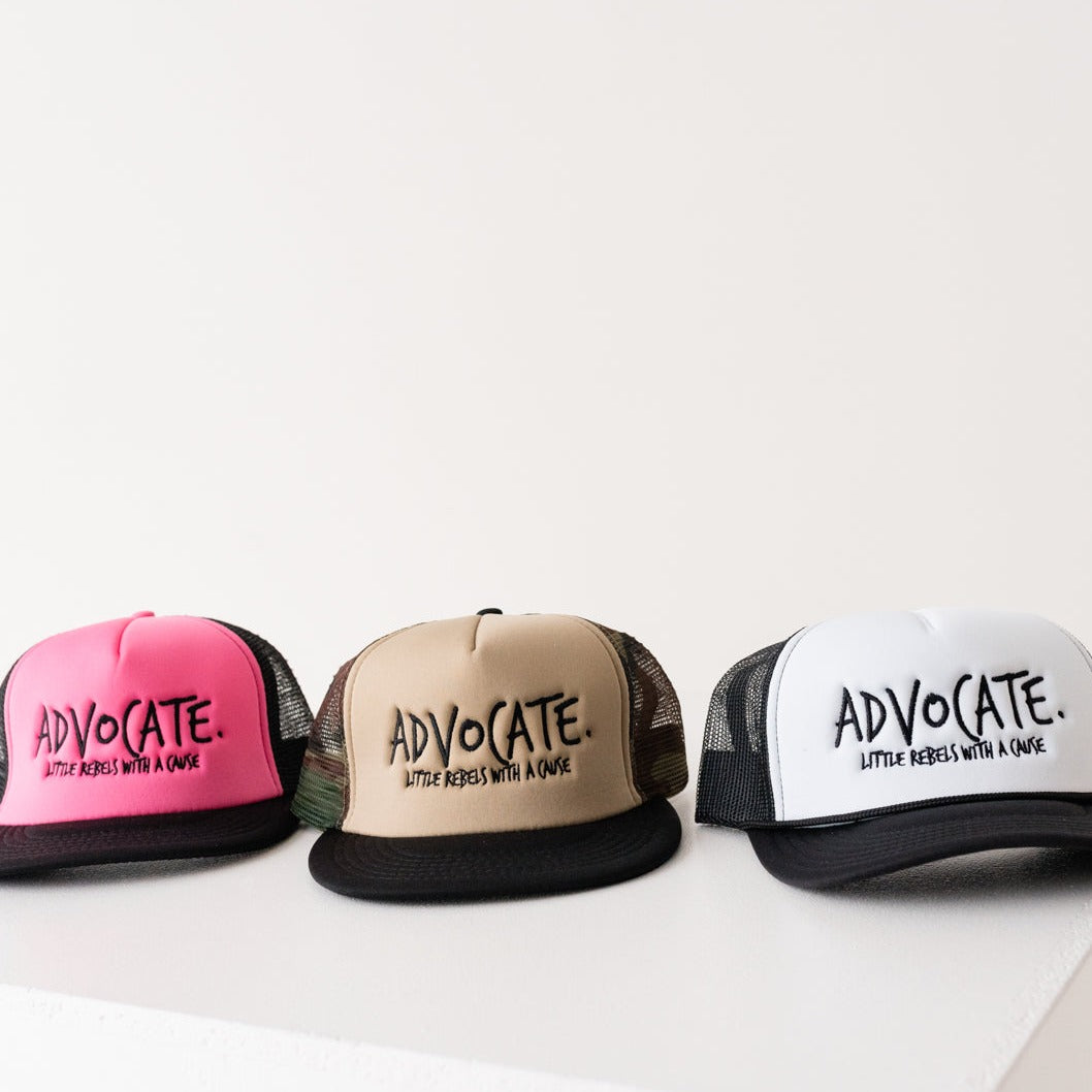Advocate. Trucker Hats – Little Rebels with a Cause
