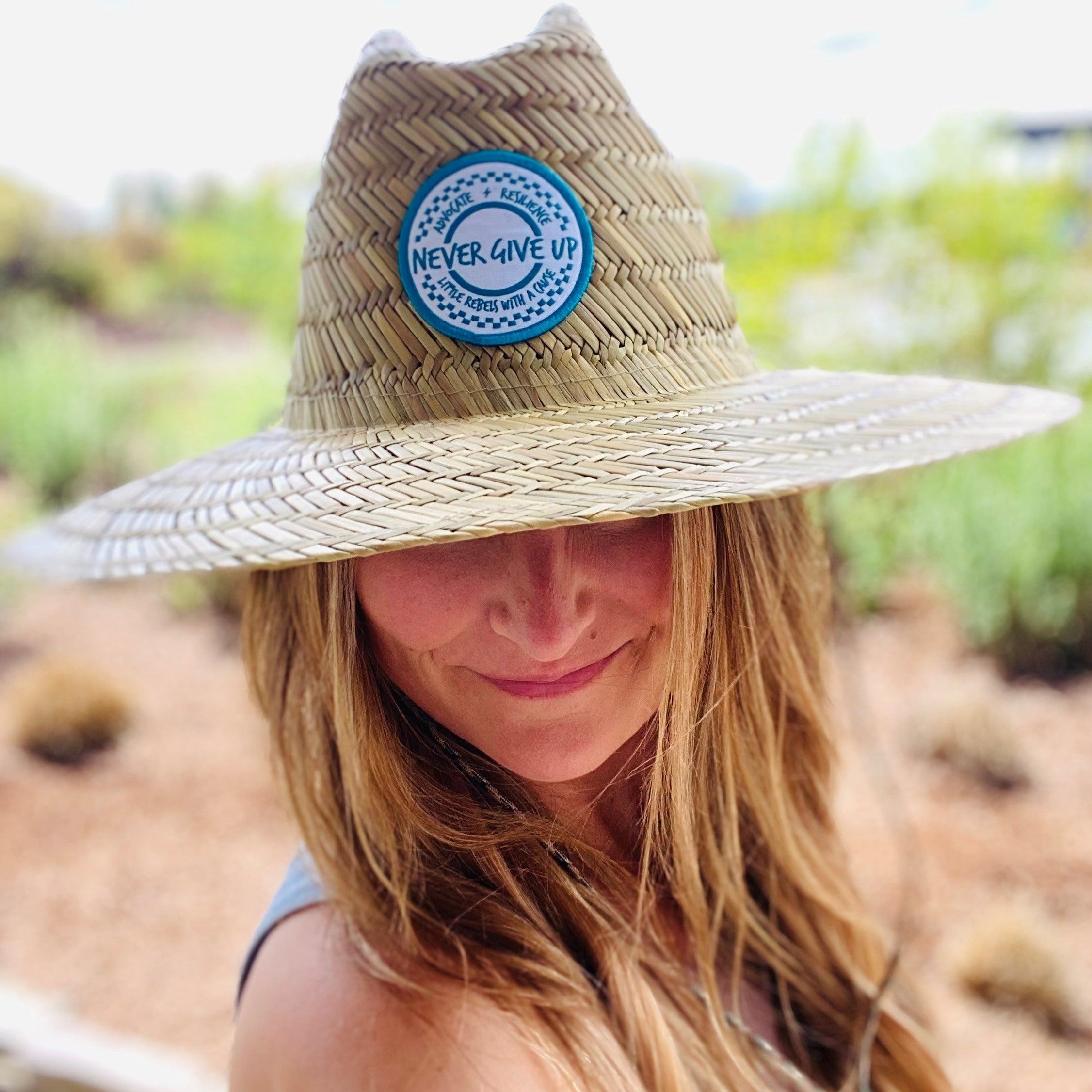 Advocate. Resilience. Never Give Up. Straw Hat – Little Rebels with a Cause